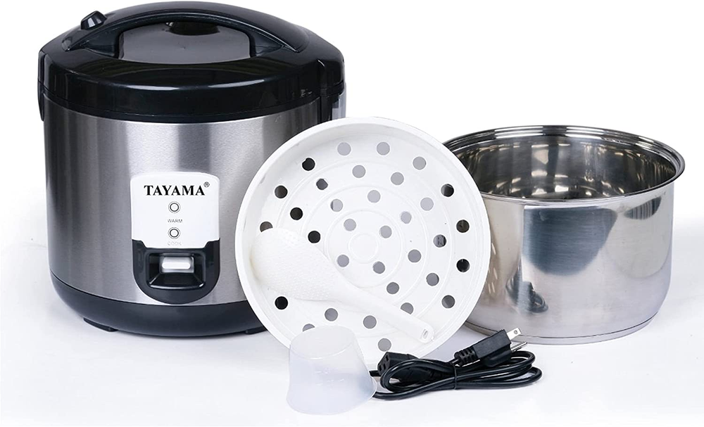Rice & Dine with a Stainless Steel Rice Cooker!